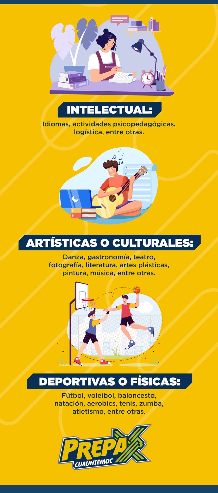 Las 5 mejores actividades extracurriculares en la preparatoria